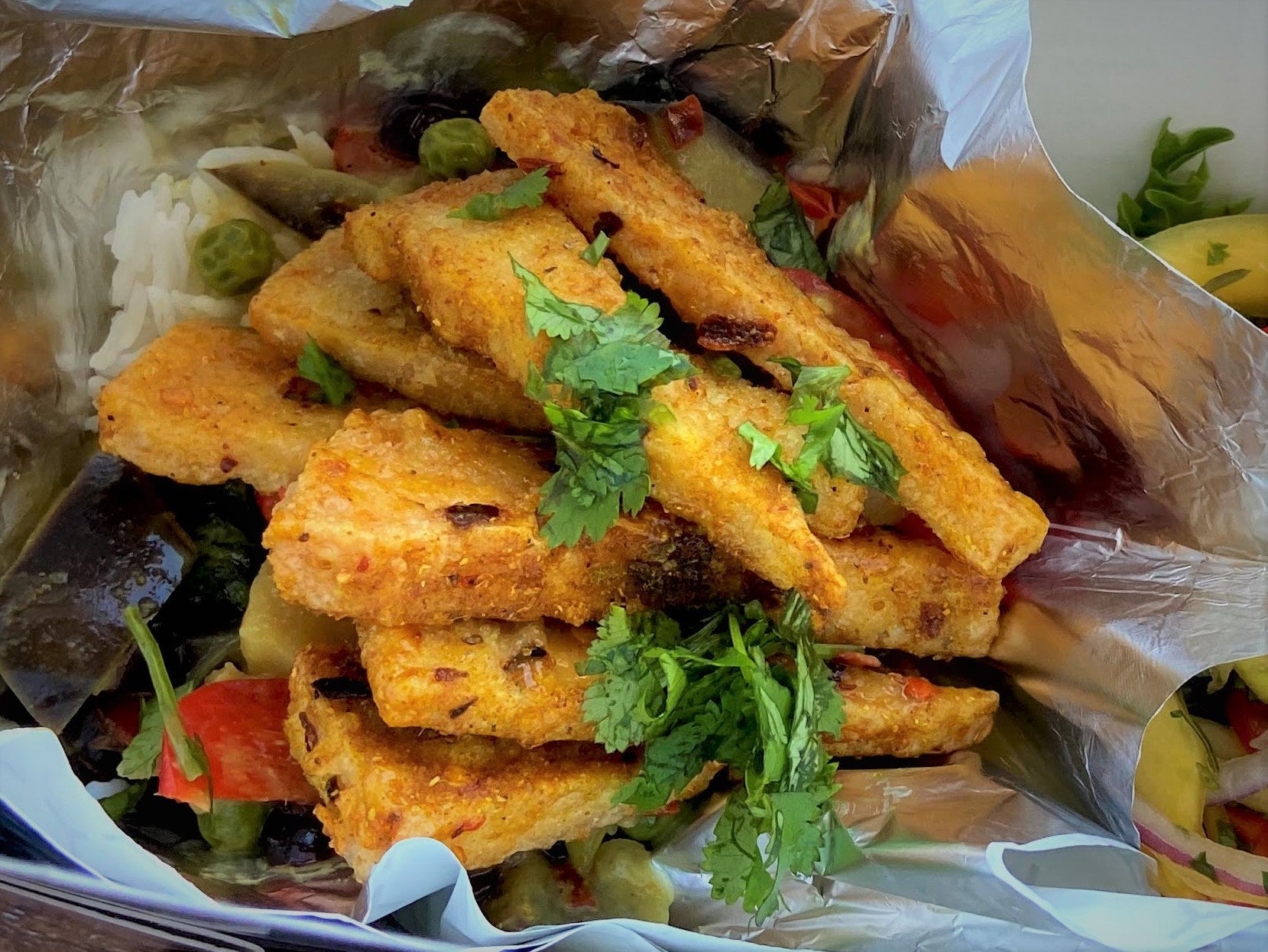 We Cater To You - Individually Boxed Meals - Crispy Fried Tofu | We ...